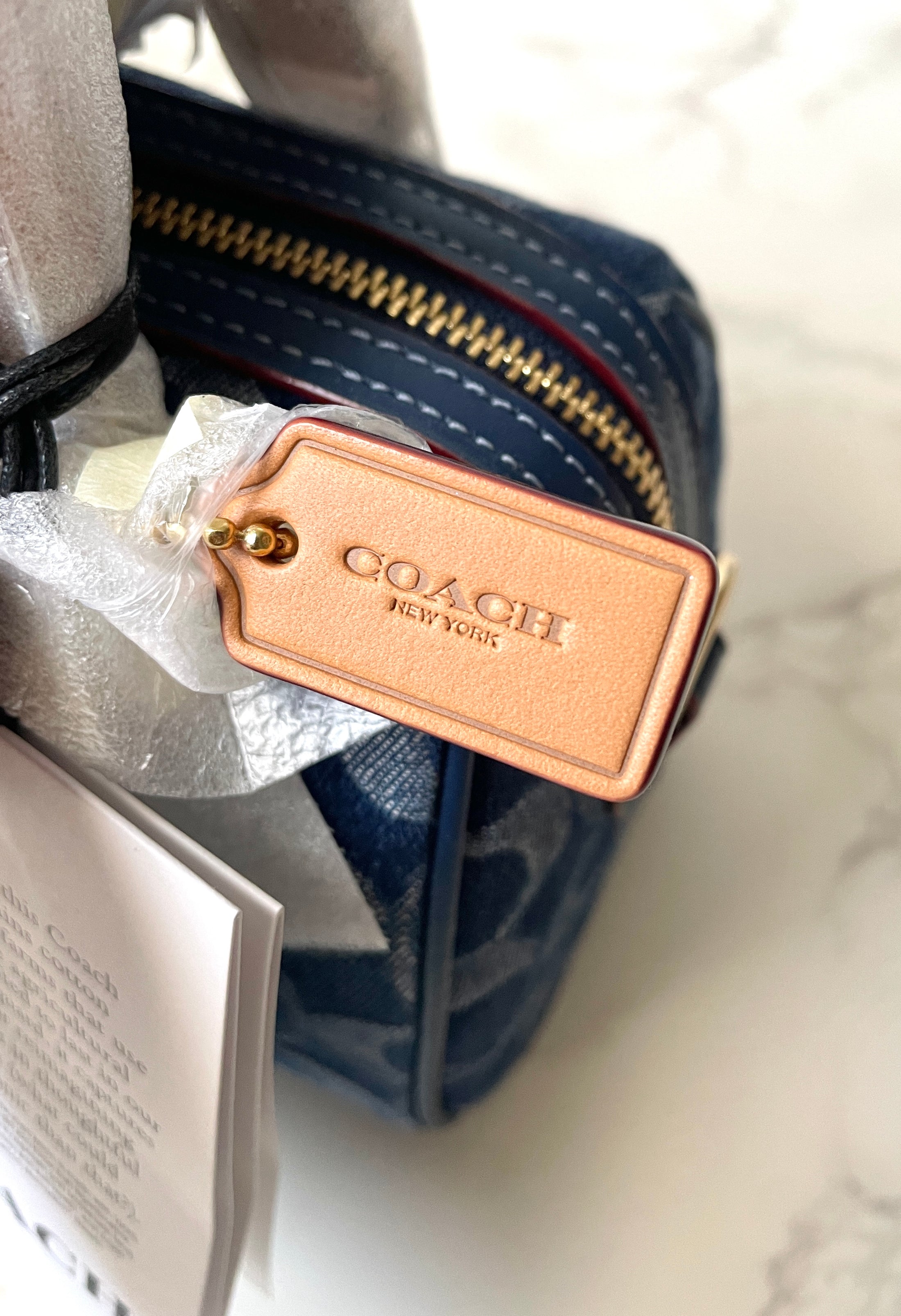 Coach Mini Rowan in Signature Denim – CravinLuxe.com